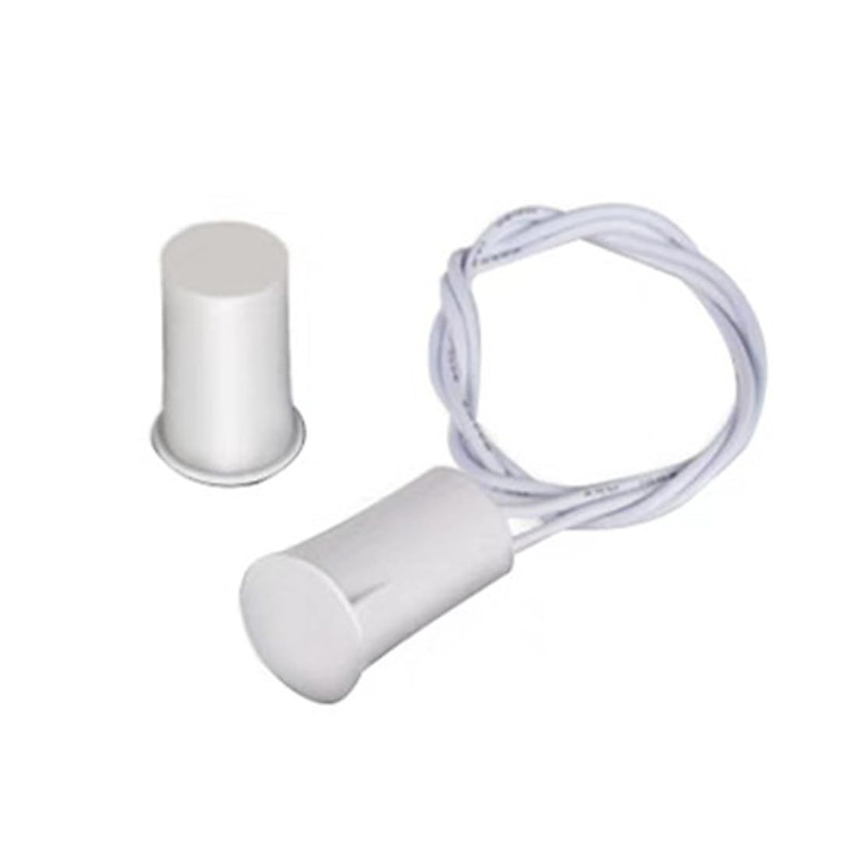 bnafes Recessed Security Alarm Contacts Door Window Sensor Magnetic Reed Switch White 4Pcs