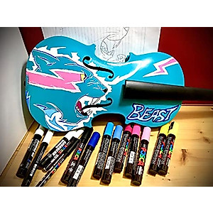 posca 153544849 0.1-10 mm Tip Waterbased Paint Marker - Assorted Colours (Pack of 10)