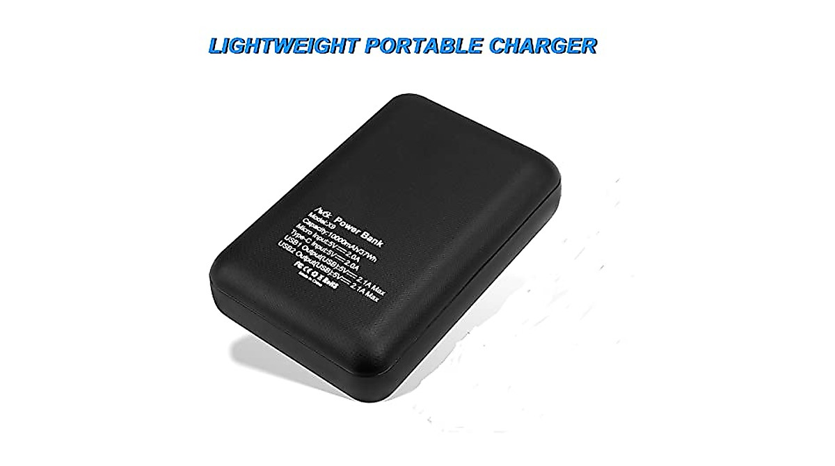 AWTOK 10000mAh Power Bank: Heated Vest & Phone Charger