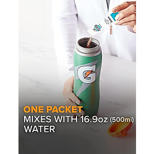 Gatorade Zero Thirst Quencher Powder Packets, Orange, 0.10 oz Individual Packets 40 Count