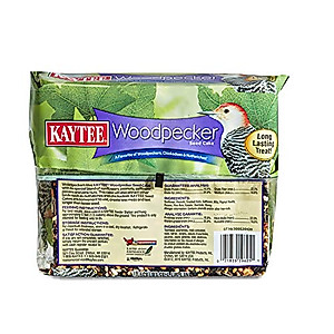 Kaytee Wild Bird Woodpecker Seed Cake Food, 1.85 Pounds