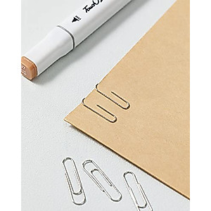 PAPERPAL #1 Nonskid Paper Clips, 2000 Medium Paper Clips (20 Boxes of 100 Each), Bulk Paperclips for Office School & Personal Use, Daily DIY, 1-2/7" Silver Heavy Duty Non-Skid Paper Clip Standard Size