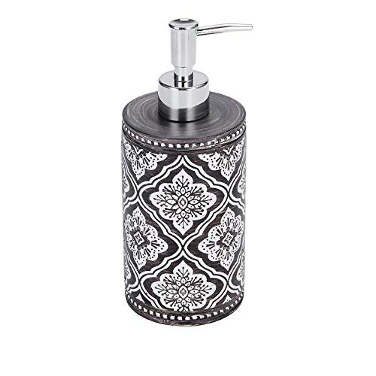 KRALIX Bathroom Set 4 Pieces, Bathroom Accessory Set Includes Toothbrush Holder, Rinse Cup, Soap Dish, Hand Sanitizer Bottle, Bathroom Accessories Set (Brown) (Brown)