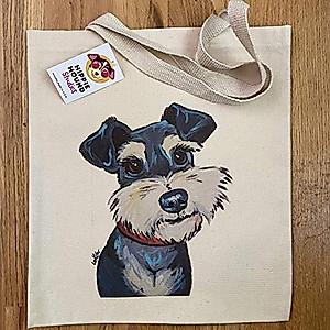 Schnauzer Tote Bag, Schnauzer Lover Gifts, Schnauzer Gifts