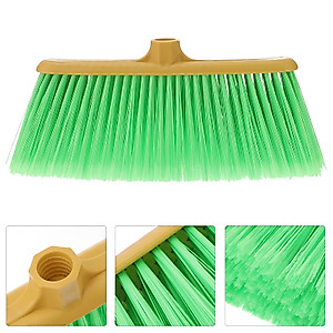 iplusmile Broom Head Replacement Broom Cleaning Head for Outdoor Indoor Courtyard Garage Kitchen Office Floor Broom Refill Head