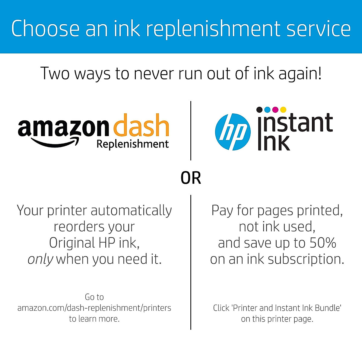 HP OfficeJet Pro 8210 Wireless Color Printer with Mobile Printing, Amazon Dash replenishment ready (D9L64A) (Renewed)