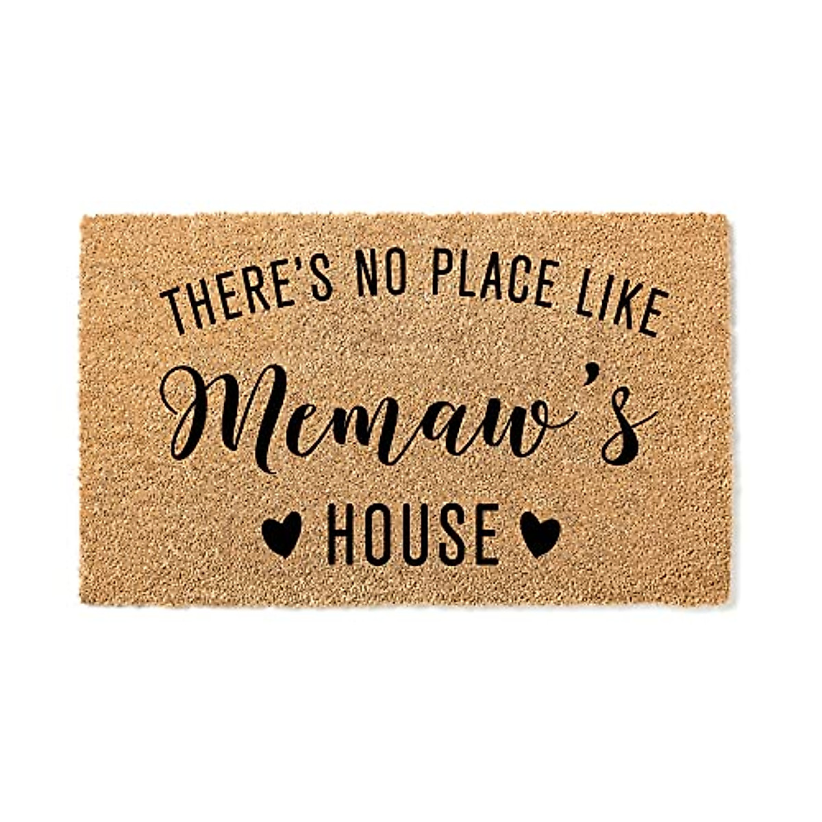 Customizable - There's No Place Like Grandma and Grandpa's House Doormat - Premium Quality, Thick & Made in the USA