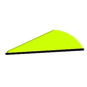 Gold Tip Vane 100CT 2-Inch Raptor Arrows, Flo Yellow