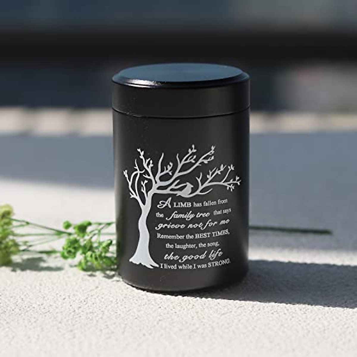 Small Urns for Ashes - Set of 4，2.7 inch High Aluminium Mini Urns, Cremation Urns for Human/Pet Ashes, Ashes Holder, Small Keepsake urns-My Mind Still Talks to You