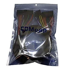 COMeap 24 Pin ATX Cable for Corsair AX Series and Seasonic PSUs, 18 Pin + 10 Pin to 24 Pin ATX PSU Power Adapter Sleeved 24.8-inch(63cm)