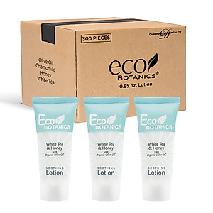 Eco Botanics Amenities Travel-Size Hotel Lotion, 0.85 oz. (Case of 300)