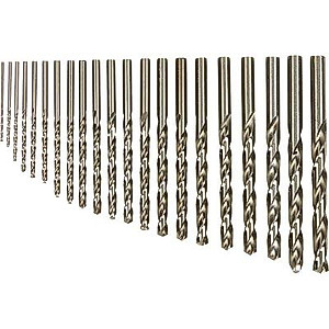 Klutch Cobalt High Speed Steel Drill Bit Set - 21-Pc.