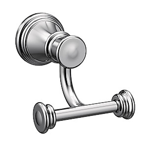 Moen YB6403CH Belfield Double Robe Hook, Chrome