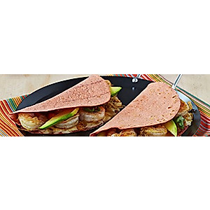 IMUSA USA CAR-52023 13.5" Nonstick Carbon Steel Small Round Comal with Metal Handles, Black