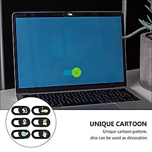 SOLUSTRE Anti- Camera Animal Accessory Ultra- Smartphone Party Favors Laptop Pattern Protects Webcam Slide Notebook Covers Blocker Cover Tablet Design Cell Security Your Desktop Privacy