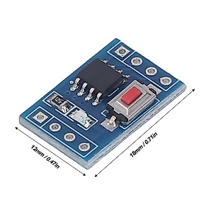 MCU Development Module Microcontroller System Board LED Display Interface Core Board Electronic Component with One Way Switch