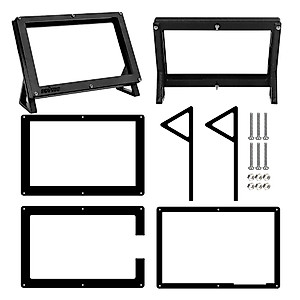 OSOYOO Protective Case Stand Holder for OSOYOO 5 Inch DSI Touch Screen LCD Display compatible with Raspberry Pi 4 3 3B+ 2