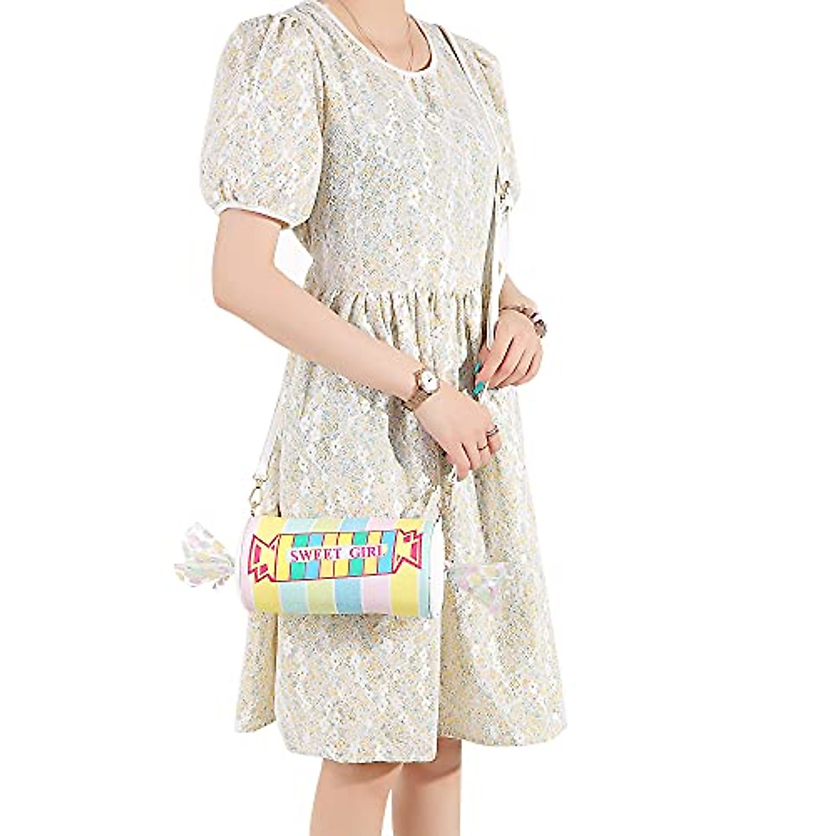 Kawaii purse Sweet candy Shaped shoulder crossbody message bag