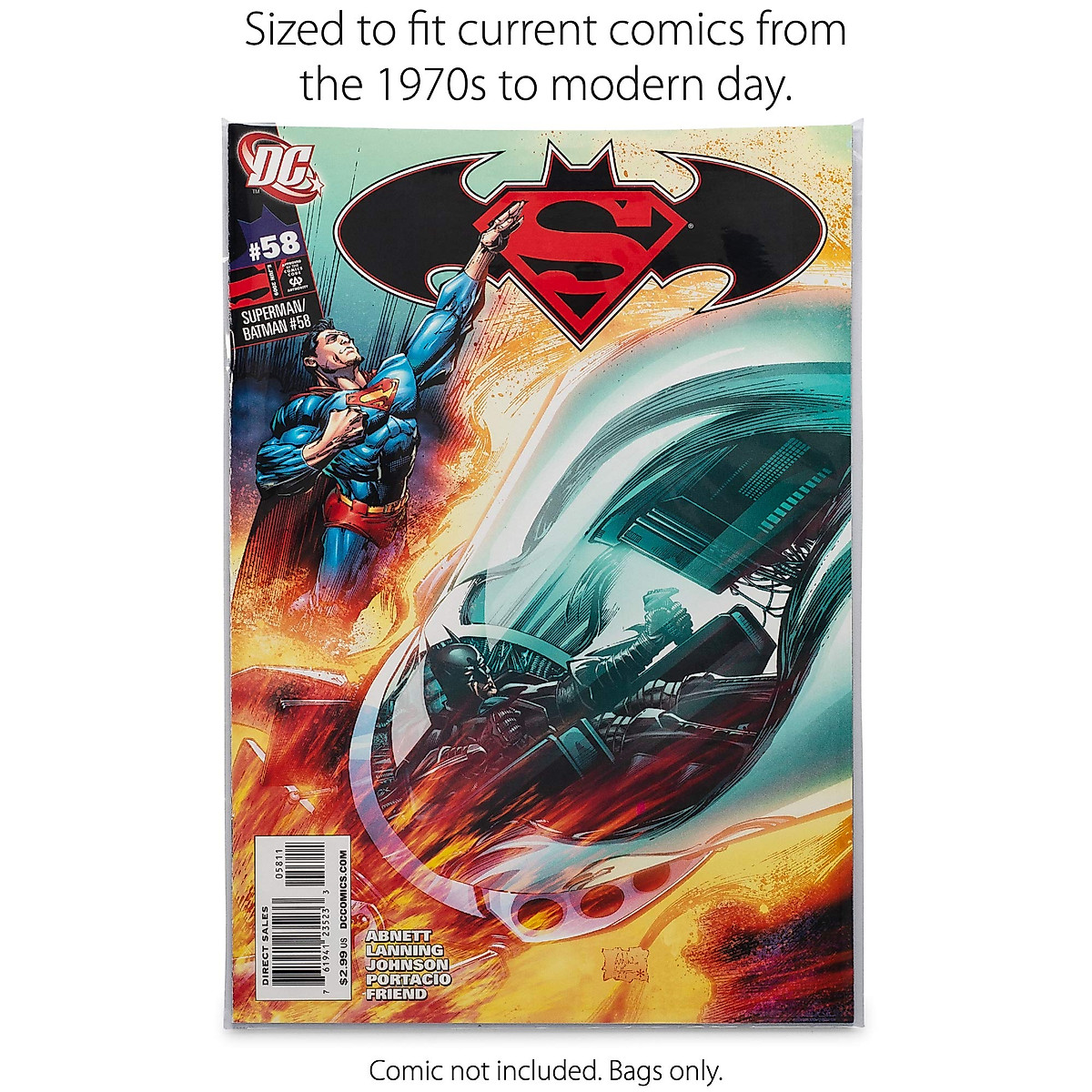TitanShield Current/Modern Size Resealable Comic Book Bags (150 Count)