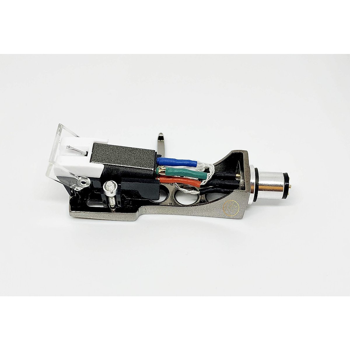 Cartridge and Stylus, needle and Titanium Headshell with mounting bolts for Technics SL-D1, SL-D1K, SL-D2, SL-D202, SL-D205, SL-D2K, SL-1400, SL-1401, SL-1410, SL-1500, SL-1510, SL-Q202, SL-Q2K, SL-Q3