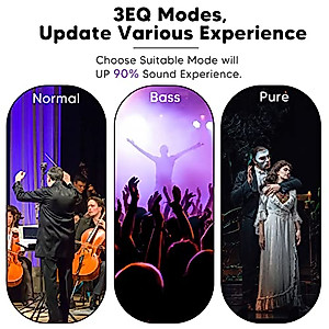 Tronsmart Wireless Earbuds, 【Newest】 Bluetooth Earbuds with Dual Driver Technology, Bluetooth 5.3 Headphones Touch Control with Stereo 32Hrs Playtime, IPX5 Waterproof Wireless Earphones