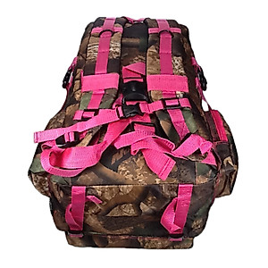 Nexpak 21inch 2000 cu in Great Hunting Camping Hiking Backpack DP321 DCPK Pink DIGITAL CAMOUFLAGE