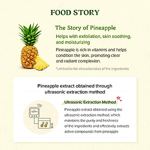 SKINFOOD Pineapple Peeling Gel 3.38 fl.oz. (100ml) - Pineapple & Aloe AHA Deep Facial Exfoliating Gel, Eliminates Sebum, Skin Clear and Blemish-Free - Dead Skin Remover for Face - Facial Peel