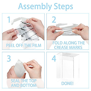 VGOODALL Small Popsicle Clear Box Set, 30PCS Cakesicle Clear Boxes Food Candy Treat Boxes for DIY Baking Wedding Baby Shower Kids Birthday Party