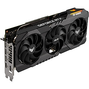 ASUS TUF Gaming NVIDIA GeForce RTX 3080 Ti Graphics Card (PCIe 4.0, 12GB GDDR6X, HDMI 2.1, DisplayPort 1.4a, Dual Ball Fan Bearings, Military-Grade Certification, GPU Tweak II)