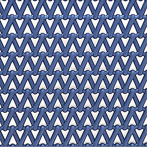 Life Story 16 Quart Lightweight Heavy Duty Woven Trendy Storage Organizer Holder Bin Basket w/Built In Handles for Household Storage, Blue (6 Pack)