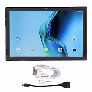 Gugxiom 10.1 Inch Tablet, 5G WiFi Tablet, 8GB RAM 128GB ROM, Dual SIM, Dual Standby, Dual Camera, 3200x1440 Resolution, Android 11 Support, for Home Office (Blue)