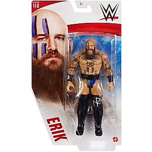 WWE Viking Raider Erik Action Figure, Posable 6-in Collectible for Ages 6 Years Old and Up