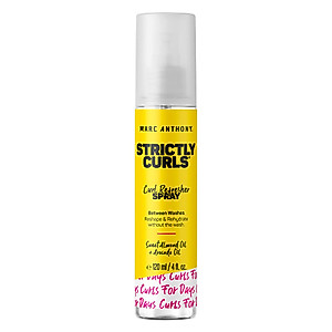 Marc Anthony Curl Refresher Hair Spray, Strictly Curls - Hydrating Detangler Hairspray for Curly & Wavy Hair - Moisturizing & Curl Defining Anti-Frizz Formula with Sweet Almond Oil & Avocado Oil, 4 Oz