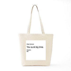 CafePress Cancer You Suck Tote Bag Canvas Tote Shopping Bag