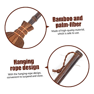 GRIRIW 1pc 's Broom Cleaning for Household Use Mini Couch Wedding Favors Nigerian Palm Broom Vintage Broom Kids Cleaning Tool Small Broom Tool Home Use Mini Broom Small