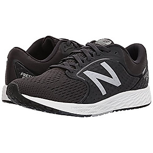 New Balance Women's Fresh Foam Zante V4 Running Shoe, Black/Phantom/Silver Metallic, 9 M US