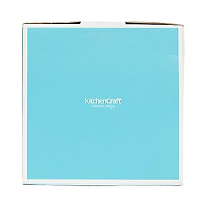 KitchenCraft Rice Cooker - Microwave Steamer, BPA Free Plastic, 1.5 Litre, White/Red