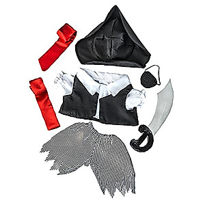 Pirate Boy with Sword Outfit Fits Most 8"-10" Webkinz, Shining Star and 8"-10" Make Your Own Stuffed Animals and