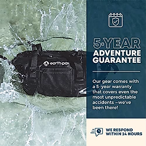 Earth Pak Waterproof Duffel Bag- Perfect for Any Kind of Travel, Lightweight, 50L / 70L / 90L / 120L Sizes - Large Storage Space, Durable Straps and Handles, Heavy Duty Material to Keep Your Gear Dry