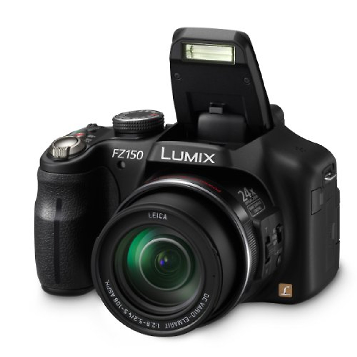 Panasonic DMC-FZ150K 12.1 MP Digital Camera with CMOS Sensor and 24x Optical Zoom (Black) (Discontinued by Manufacturer)