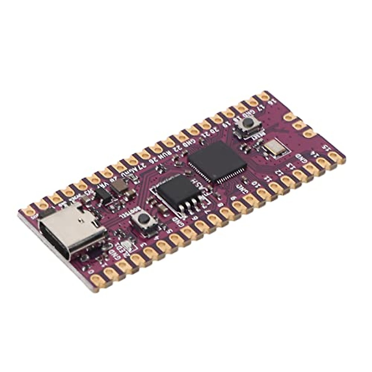Microcontroller Board, Microcontroller Module 16MB QSPI Flash Memory 264KB Professional Low Power Consumption USB C Interface Dual Core for Game Console