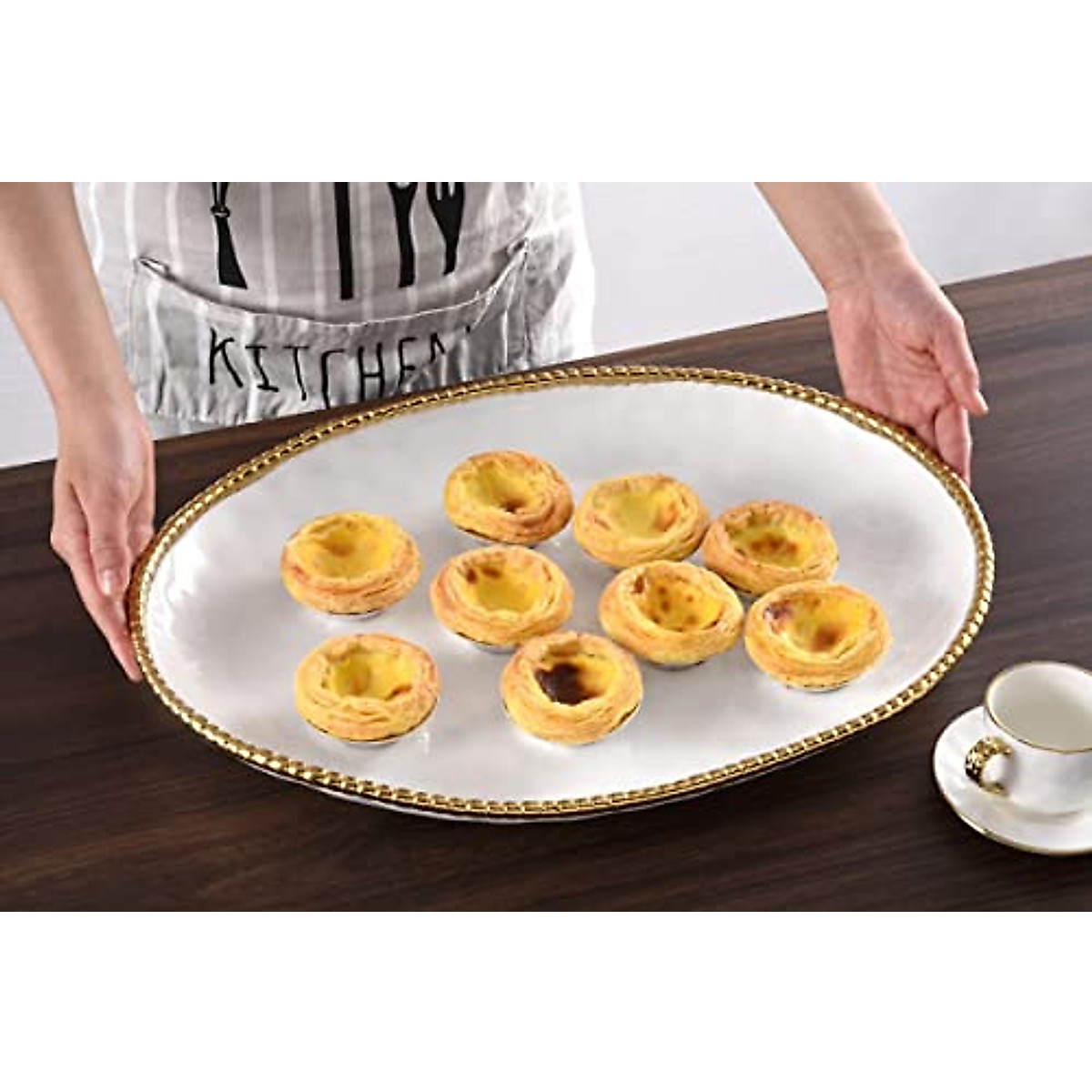 Pampa Bay Golden Salerno Oval Platter