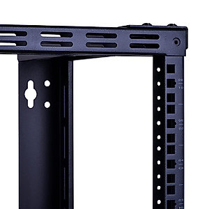 RackPath 6U Wall Mount Rack Open Frame 19in Server Equipment Rack Heavy Duty - 17in Depth