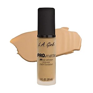 L.A. Girl Pro Matte Foundation, Beige, One Size