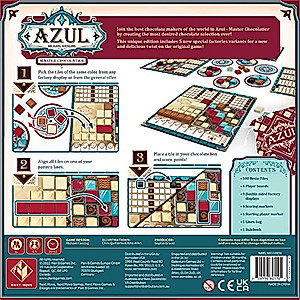 Azul Master Chocolatier Board Game - Craft the Ultimate Chocolate Selection! Tile-Placement Strategy Game for Kids and Adults, Ages 8+, 2-4 Players, 30-45 Minute Playtime, Made by Plan B Games