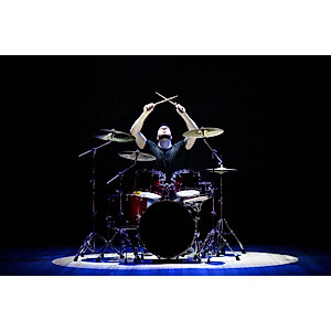 Resanito Low Volume Cymbal Pack Mute Cymbal Set, 14"hi-hat+16"crash+18"crash+20"ride (5 pieces) with FREE Cymbal Bag, Chrome