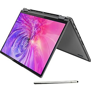 Lenovo Yoga 7i 2-in-1 16" 2.5K Touchscreen Premium Laptop, 12th Intel Evo Platform 12-Core i5-1240P, 8GB LPDDR5 RAM, 1TB SSD, Intel Iris Xe Graphics, Backlit KB, FP, Win11 H, W/Stylus Pen