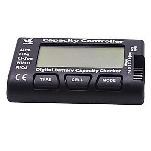 Blomiky 5 in 1 Lipo Li-ion Life NiCd NiMH Battery Cell Capacity Percentage Checker Voltage Tester Battery Balancer Cell Meter 7