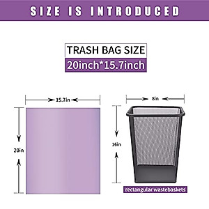 Small Trash Bags - 2.6 Gallon Garbage Bags FORID Bathroom Trash Bag for Bedroom Home Kitchen Office - 90 Count Colored Durable Unscented Small Garbage Bag Trash Can Liner For Garbage Can