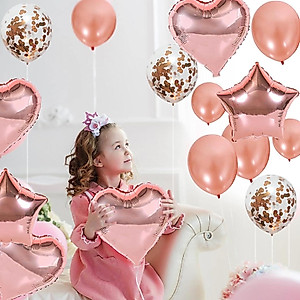 YIYUHAR Funny Bachelorette Party Decorations kit-Rose Gold Bridal Shower Decor Accessories&Supplies Pack Bride To Be Sash,Veil,Photo Booth Props,Balloons,Sign,Tassel Background & Tattoos Set for Women